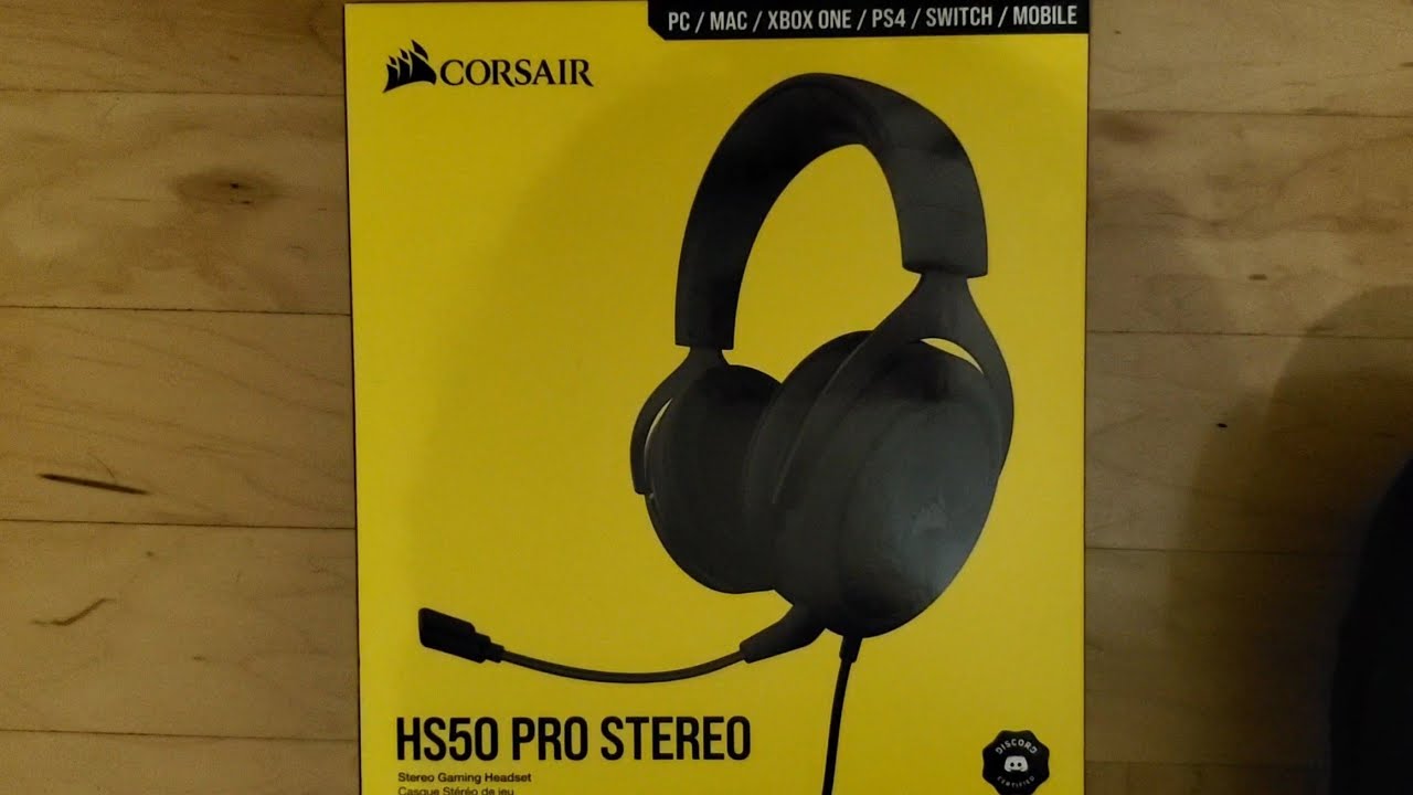 Corsair HS50 Pro Gaming Headset Review! - YouTube