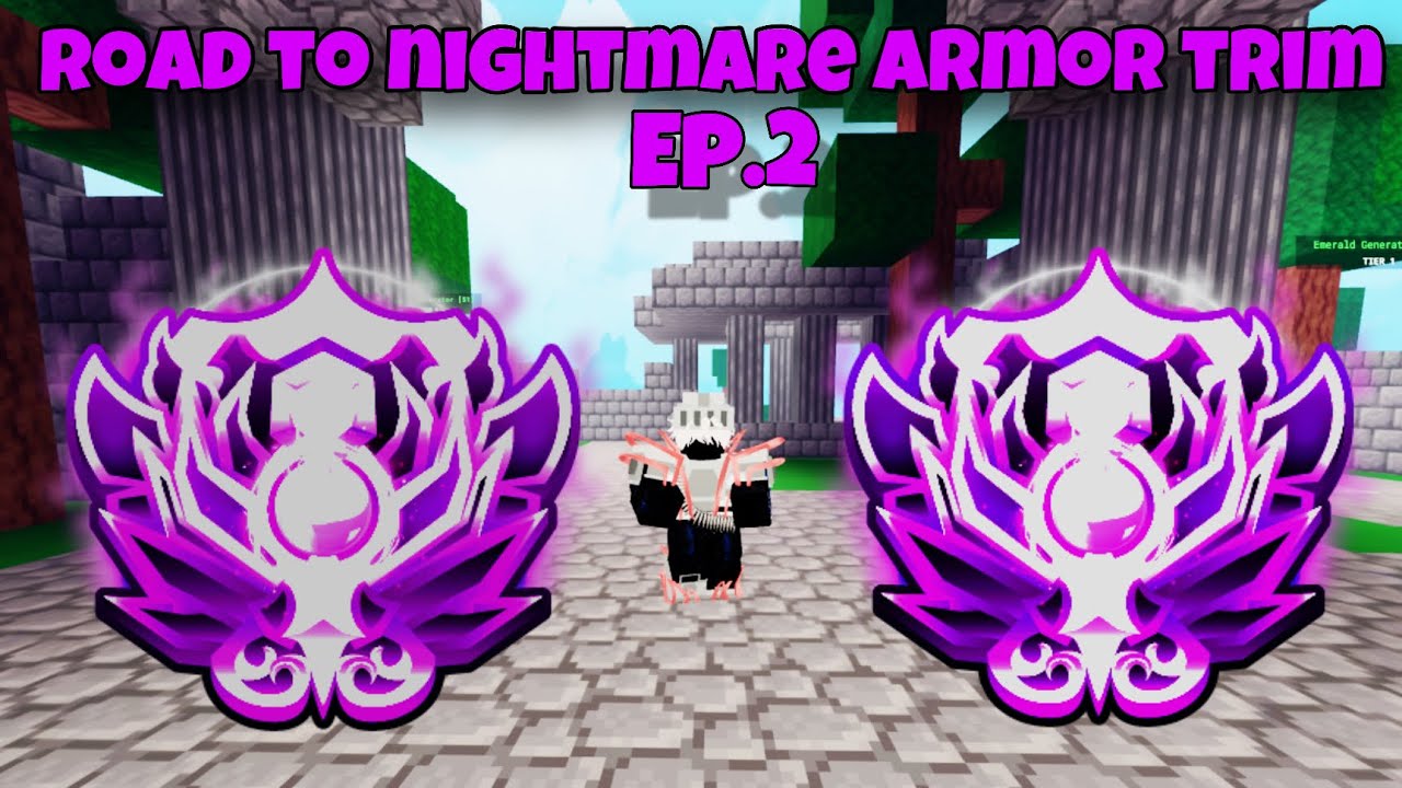 Road To NIGHTMARE Armor Trim Ep.2 (Roblox Bedwars) - YouTube