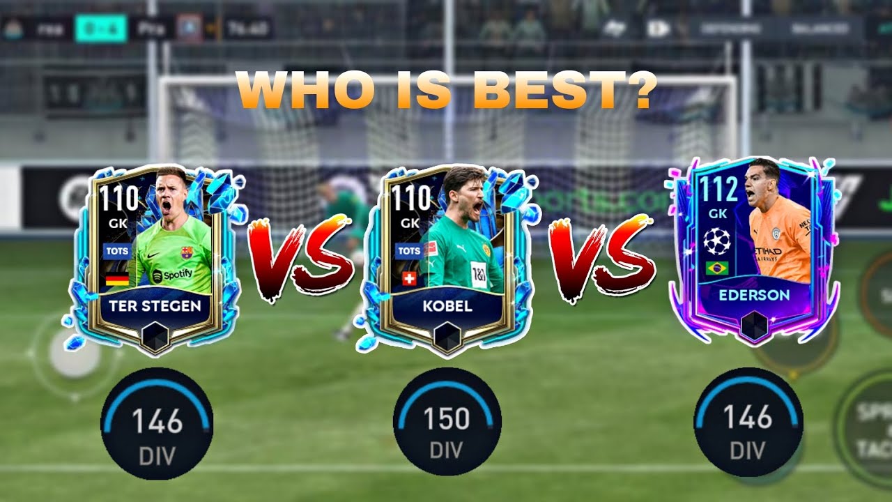 WHO IS THE BEST FREE GK IN FIFA MOBILE ?? 🤔 || EDERSON VS KOBEL VS TER ...