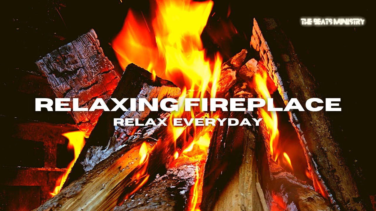 🔥 Relaxing Fireplace Crackling Fire Sounds 🔥 Heals Stress, Anxiety ...