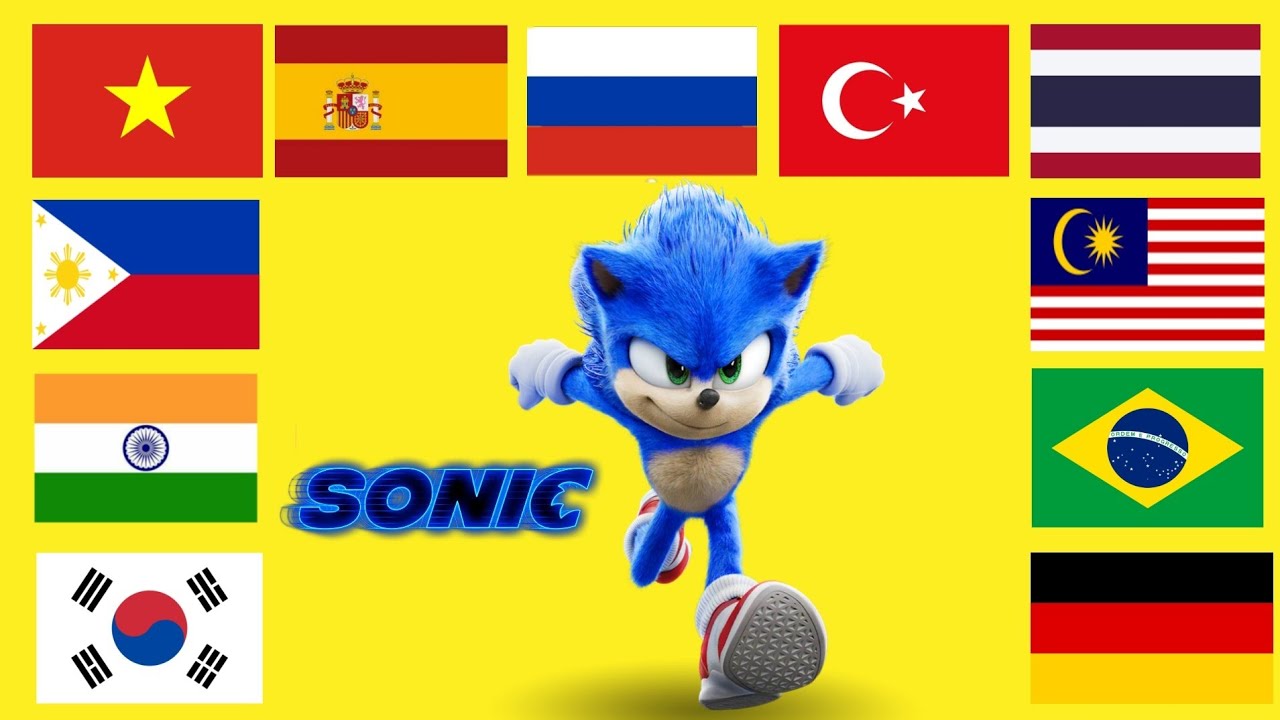Sonic in different languages meme - YouTube