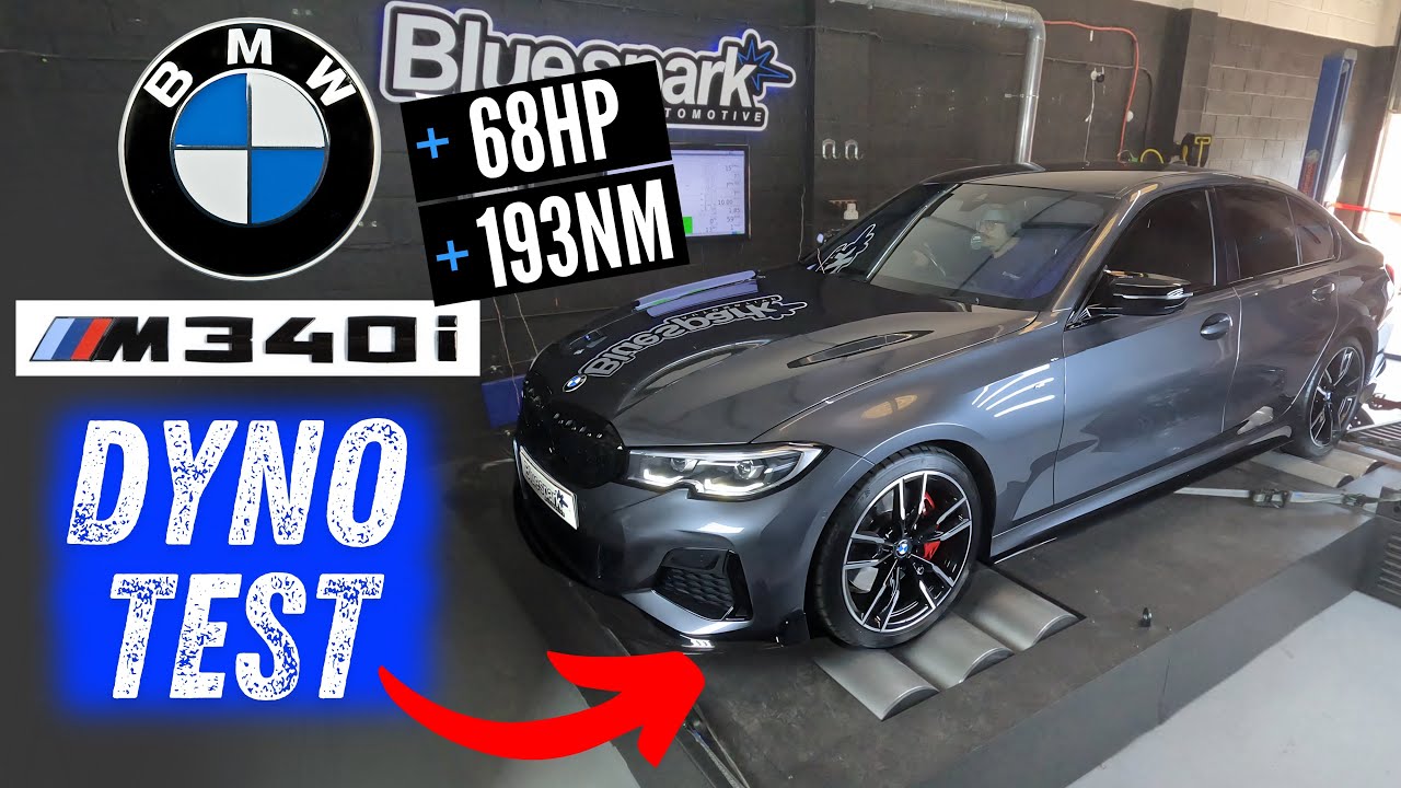BMW M340i xDrive 3.0 B58 382bhp/387ps Dyno Test – Bluespark Tuning Box ...