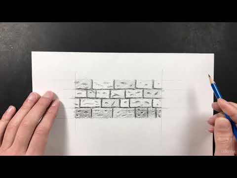 HOW TO DRAW BRICK TEXTURE | Easy step by step tutorial | Art Skill ...