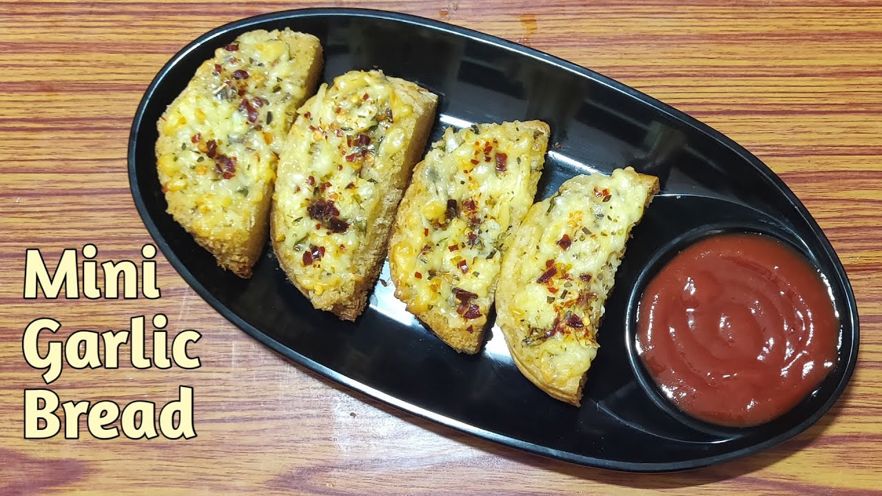 Mini Garlic Bread| Pizzahut style Cheese Garlic Bread|Evening time ...