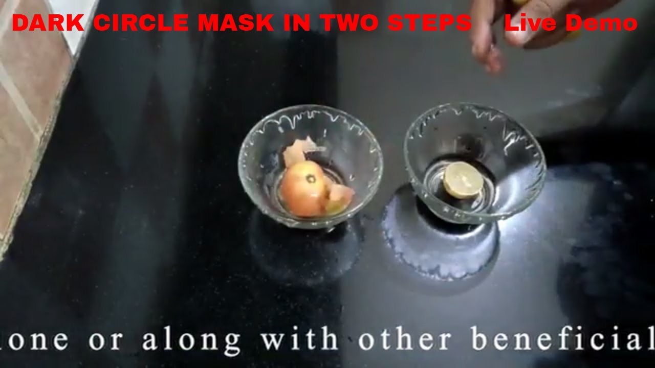 2 STEP DARK CIRCLE MASK - YouTube