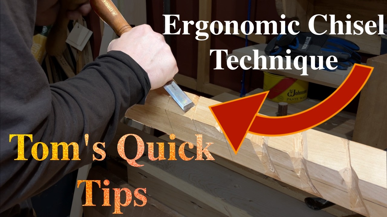 Ergonomic Chisel Technique Quick Tip - YouTube