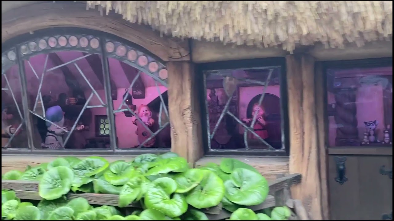 Carving Of Mickey Holding a Mine Pick On Seven Dwarfs Mine Train Magic ...