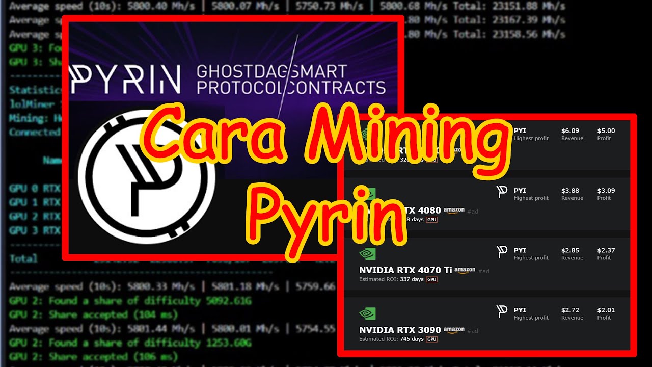 108 Cara Mining Pyrin - Paling Cuan saat ini 15/12/23 ?? - YouTube