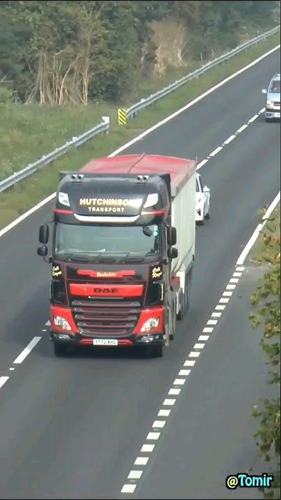 DAF XF A1(M) motorway #truckspotting #tomir - YouTube