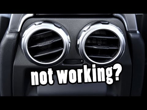 How to make the rear air vents work and BLOW AIR in your Range Rover ...