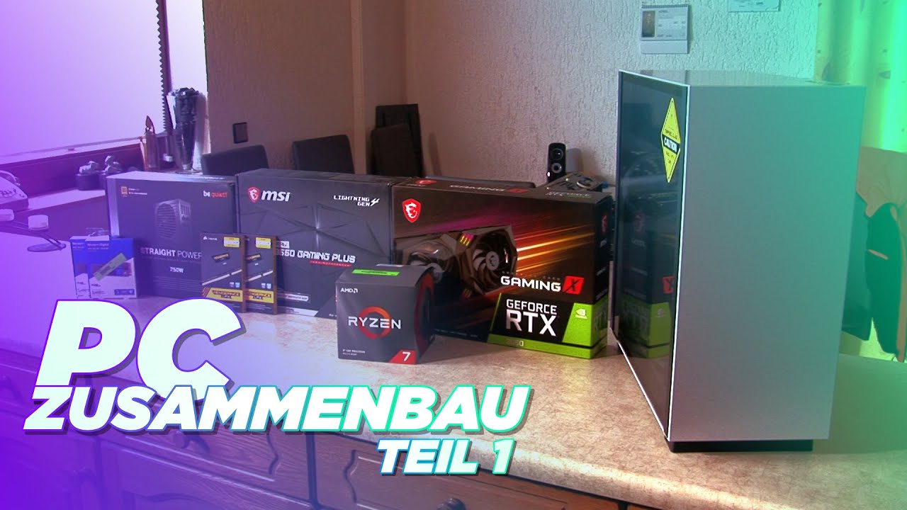 PC Zusammenbau Teil1 - YouTube