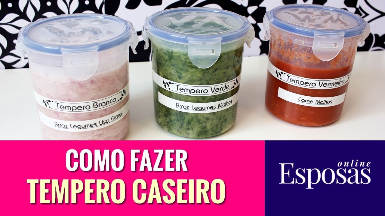 Como Fazer Tempero Caseiro - 3 Receitas para você Arrasar na Cozinha ...