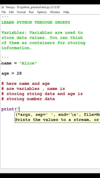 Variables In Python Shorts Pythonvariables Pythonforbegineers Python Pythontutorial Youtube