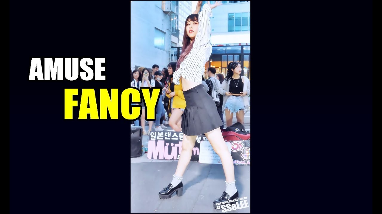 [4K] 아뮤즈 (아야카, AMUSE) - FANCY (트와이스) @ 190528 홍대 거리공연 직캠 By SSoLEE ...