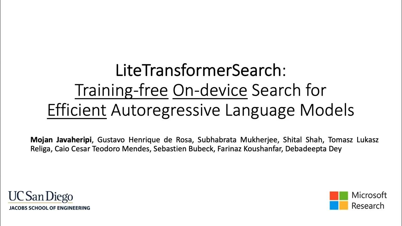[AutoMLConf'22]: LiteTransformerSearch: Training-free On-device Search for Efficient Autoregr ...