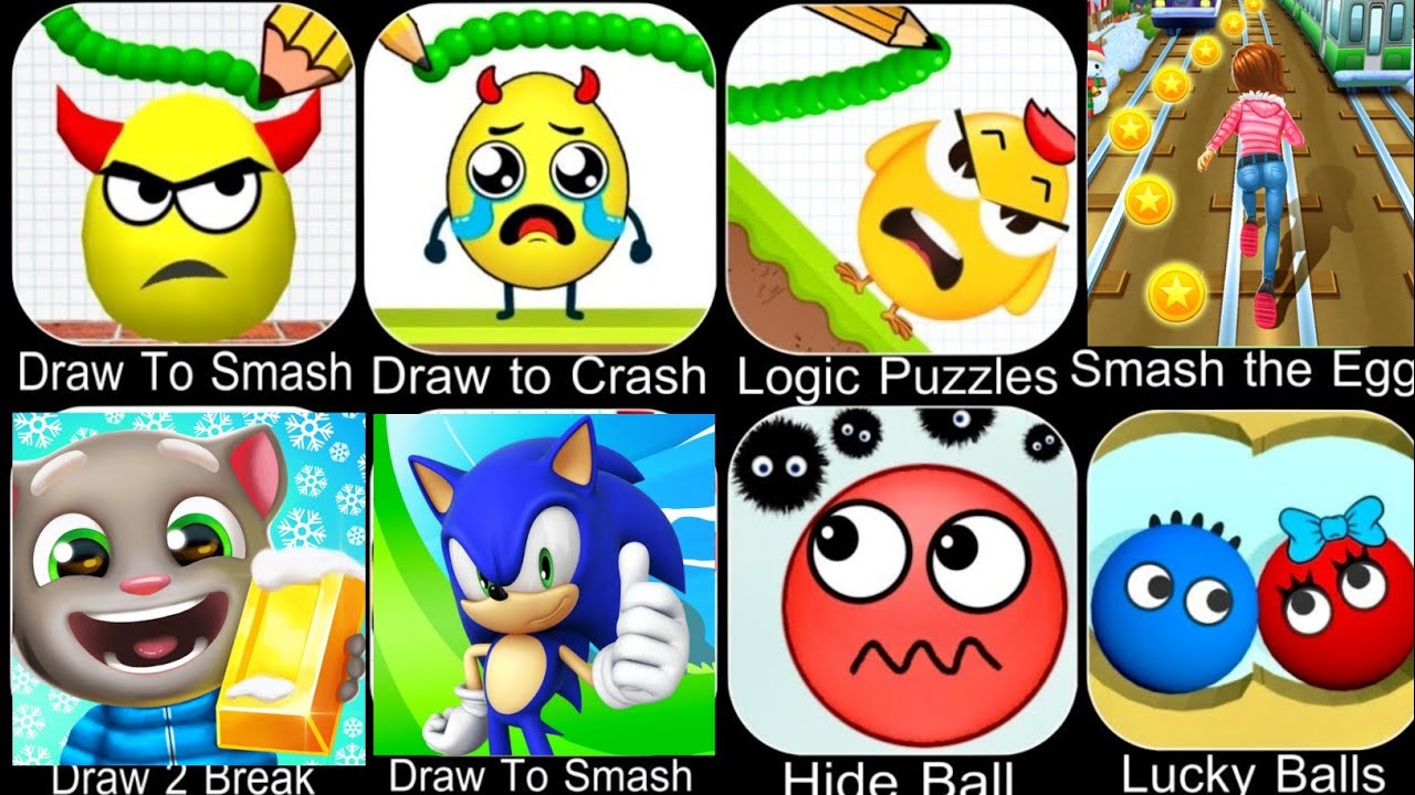 Lucky Balls,Hide Ball,Roblox,Pick Me Up 3D,Subway Surfers,Going Balls ...