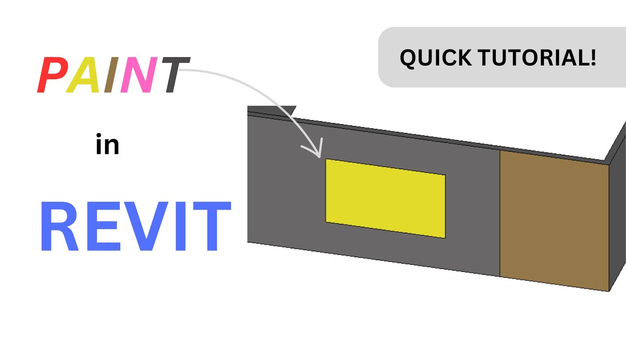 PAINT in Revit (quick tutorial) - YouTube