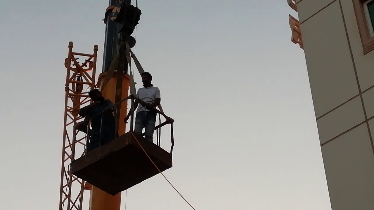 sign board fixing on tha bulding in oman - YouTube