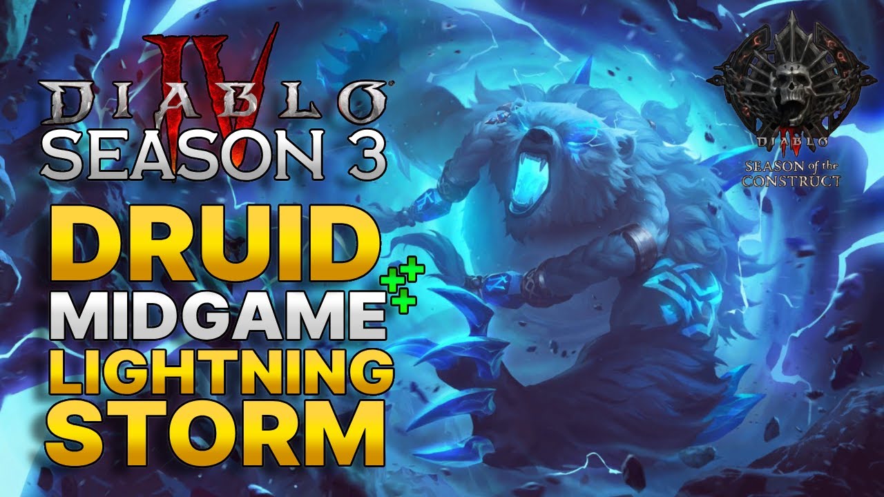 LIGHTNING STORM DRUID MIDGAME⚡ Diablo IV Season 3 - YouTube