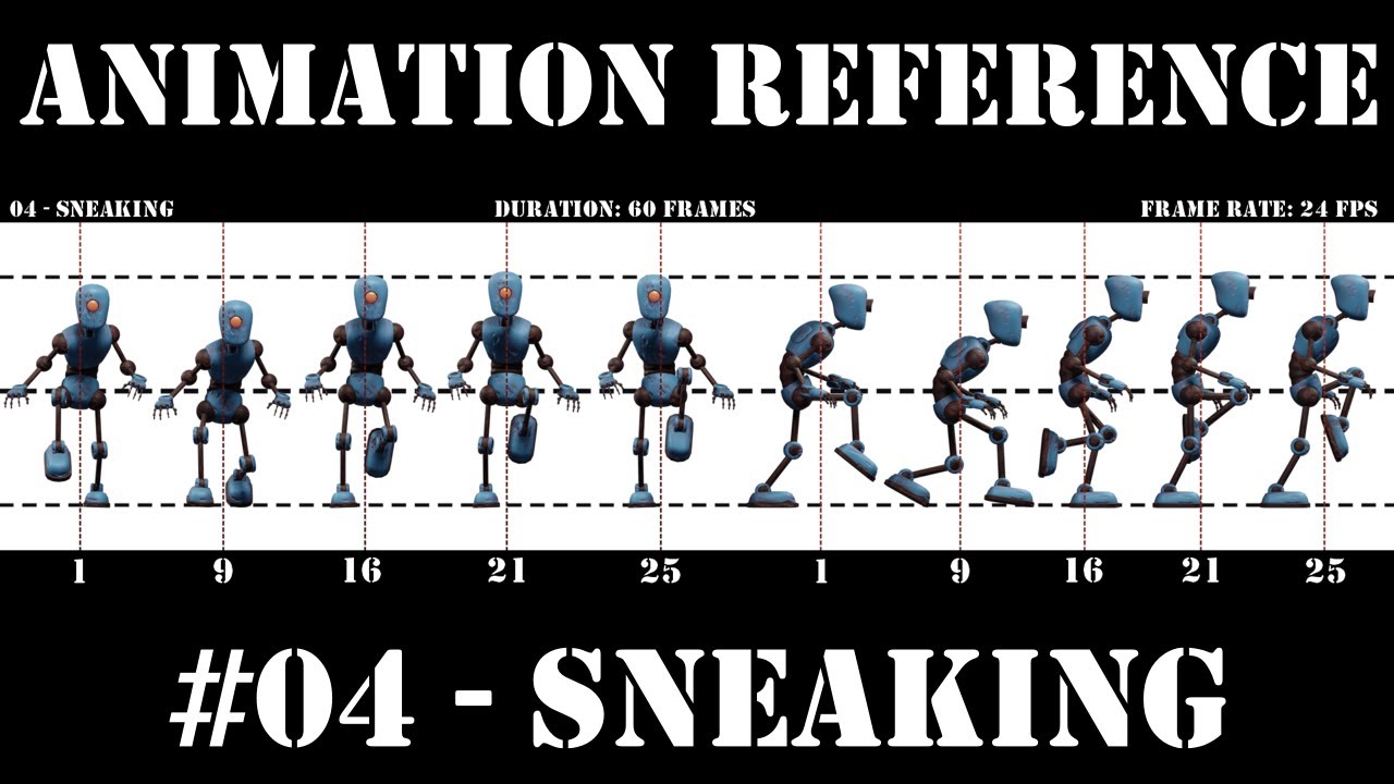 04 - Sneaking - Character Animation Reference - YouTube