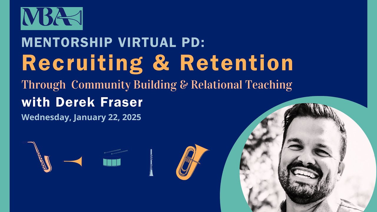 Mentorship Virtual PD: Recruiting & Retention with Derek Fraser - YouTube