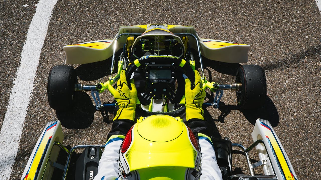 HELMET CAM | CompKart Rotax At PKRA - YouTube