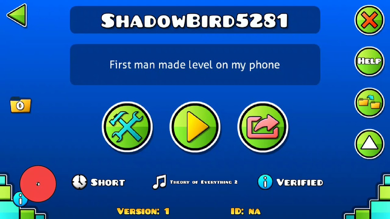 My First Two Geometry Levels: ShadowBird5281 / Jump Boost | Geometry ...