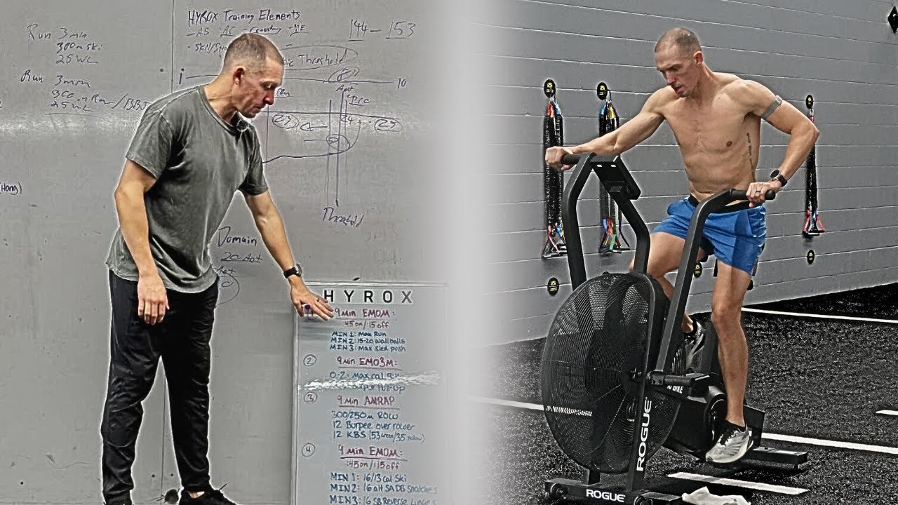 My Peak Training Session for HYROX / HYROX Las Vegas Prep - YouTube