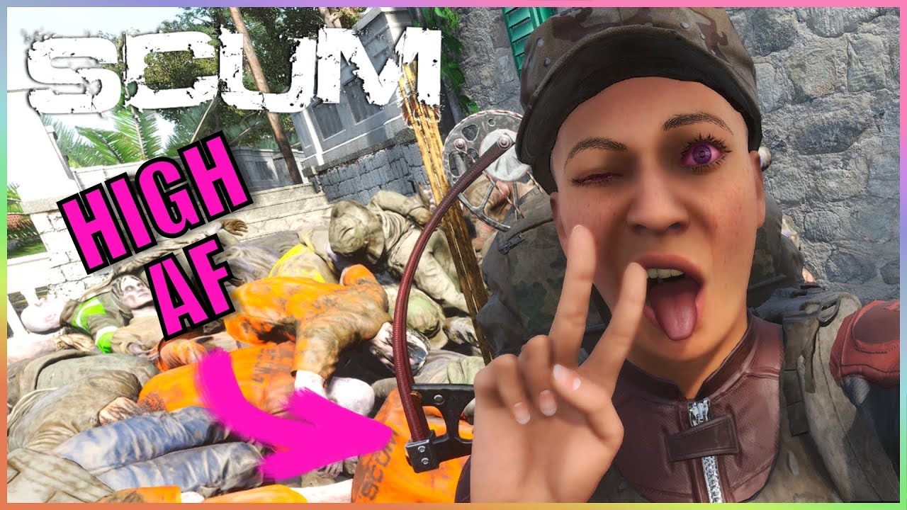 This is what happens when you eat shrooms in scum - YouTube