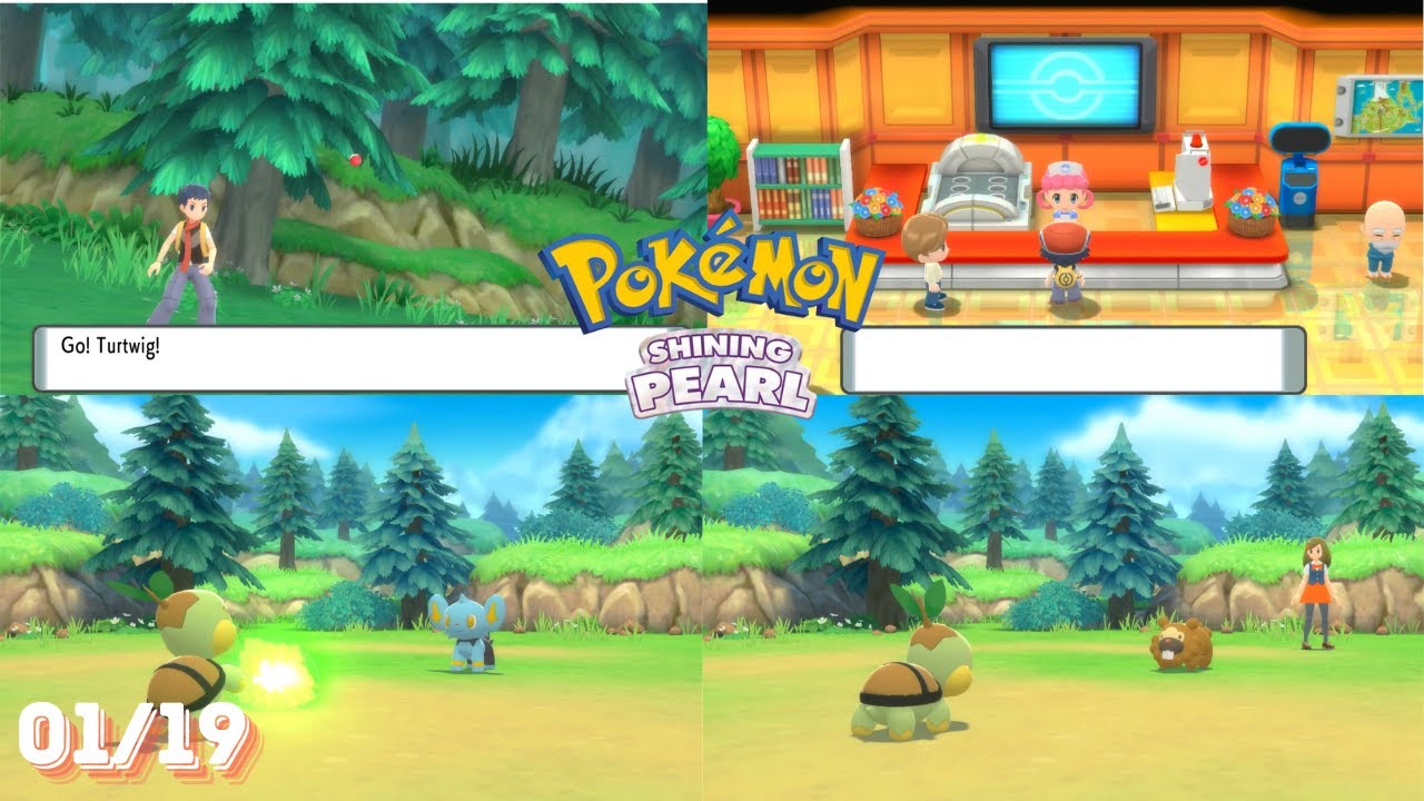 Pokemon Shining Pearl Intro Road to Gym 1 Oreburgh City - YouTube