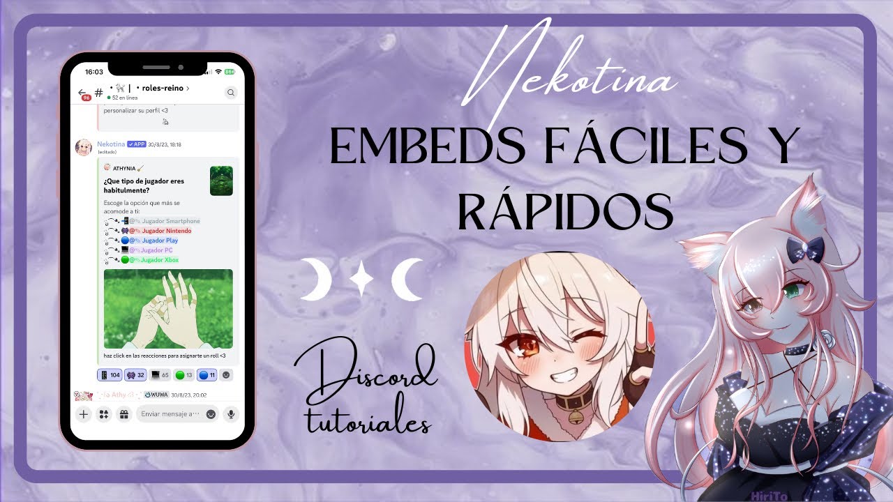 Nekotina Bot | Embeds en menos de 2 minutos | Servidor de Discord ...