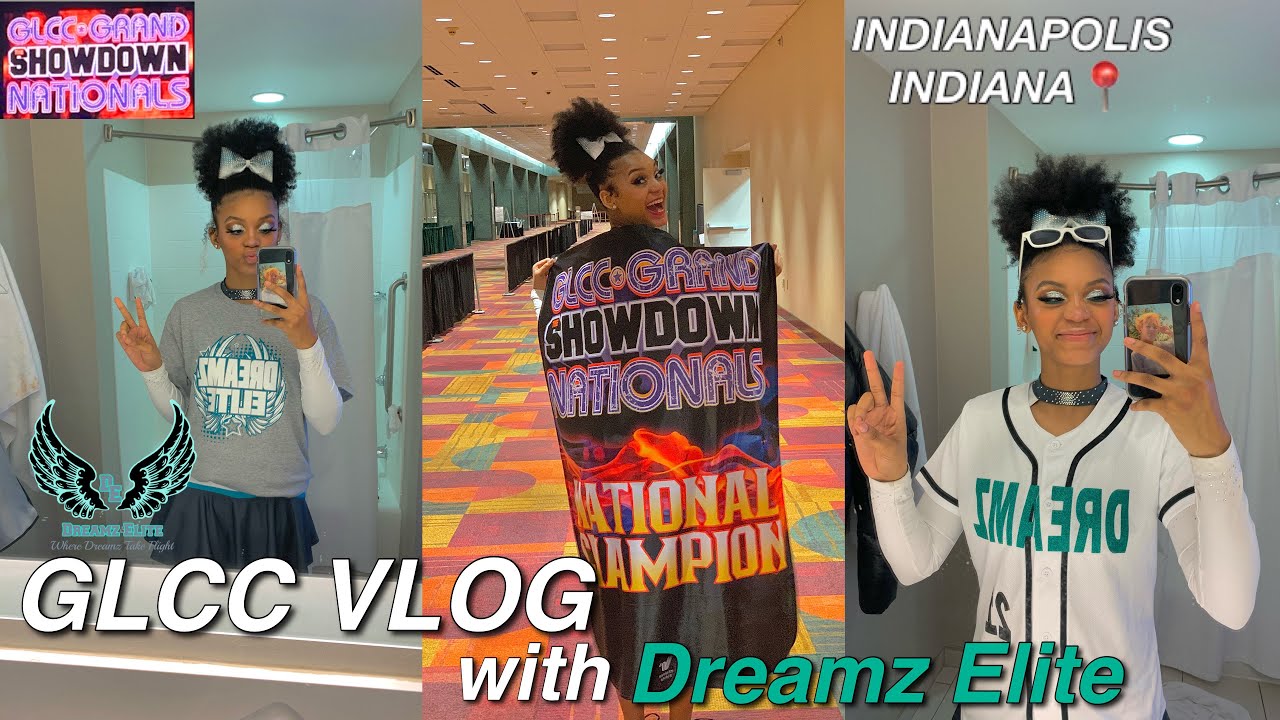 CHEER COMPETITION IN INDY !! GLCC VLOG WITH STORMCHASERS 2021 - YouTube