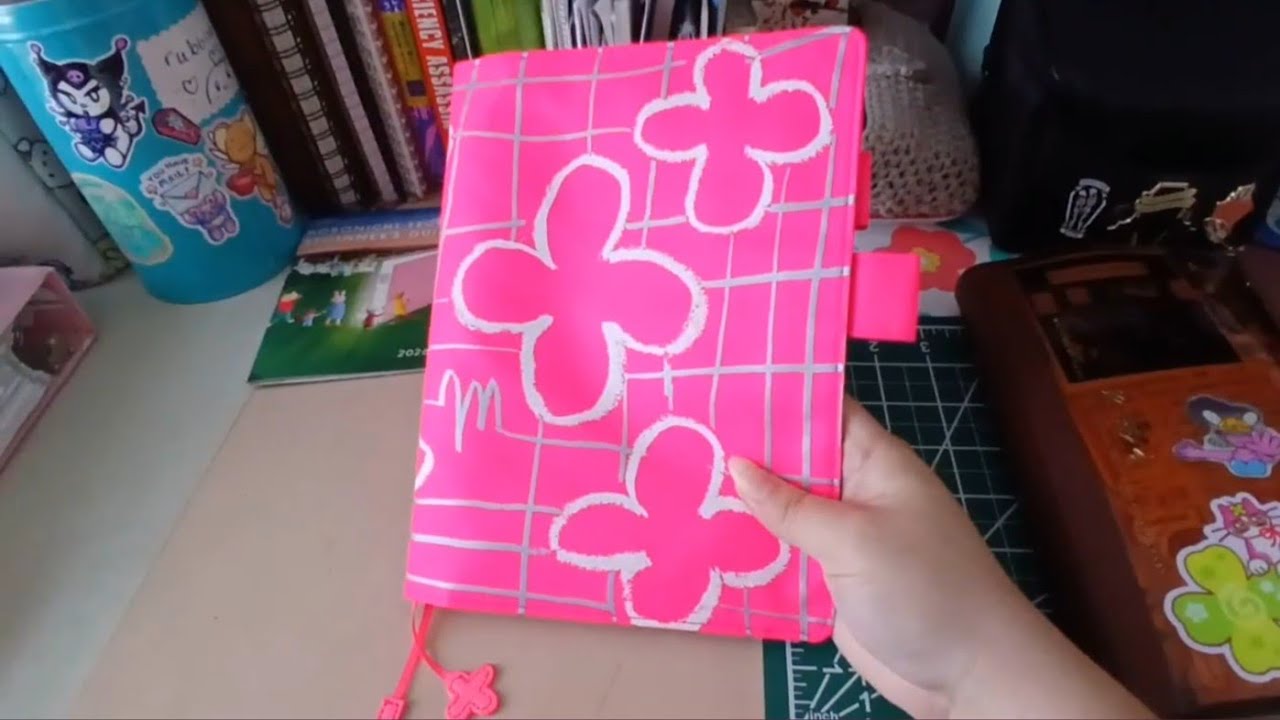 Pink Flower Hobonichi cover for 2026 and Alettone tour uguus - YouTube