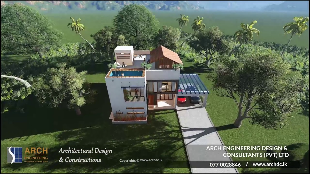 House Design Sri lanka. ARCH HOMES,KANDY. - YouTube
