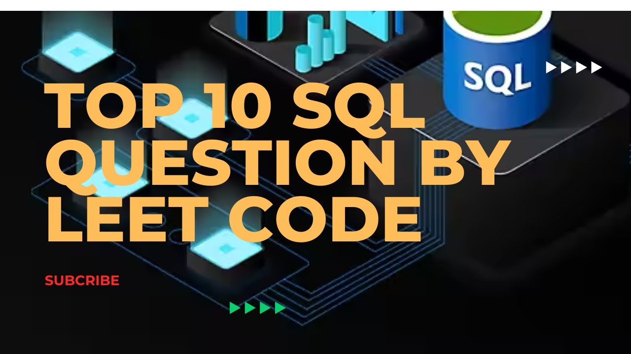 Top 10 SQL question with answer - YouTube