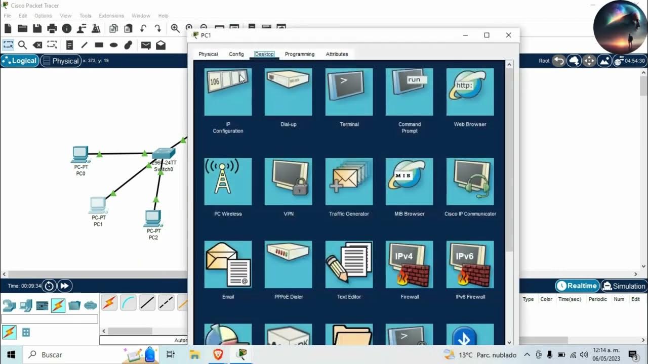 TOPOLOGIA DE ESTRELLA EN Cisco Packet Trace UTILIZANDO UN ROUTER 2911, 3 SWITCH Y UN ACCESS ...