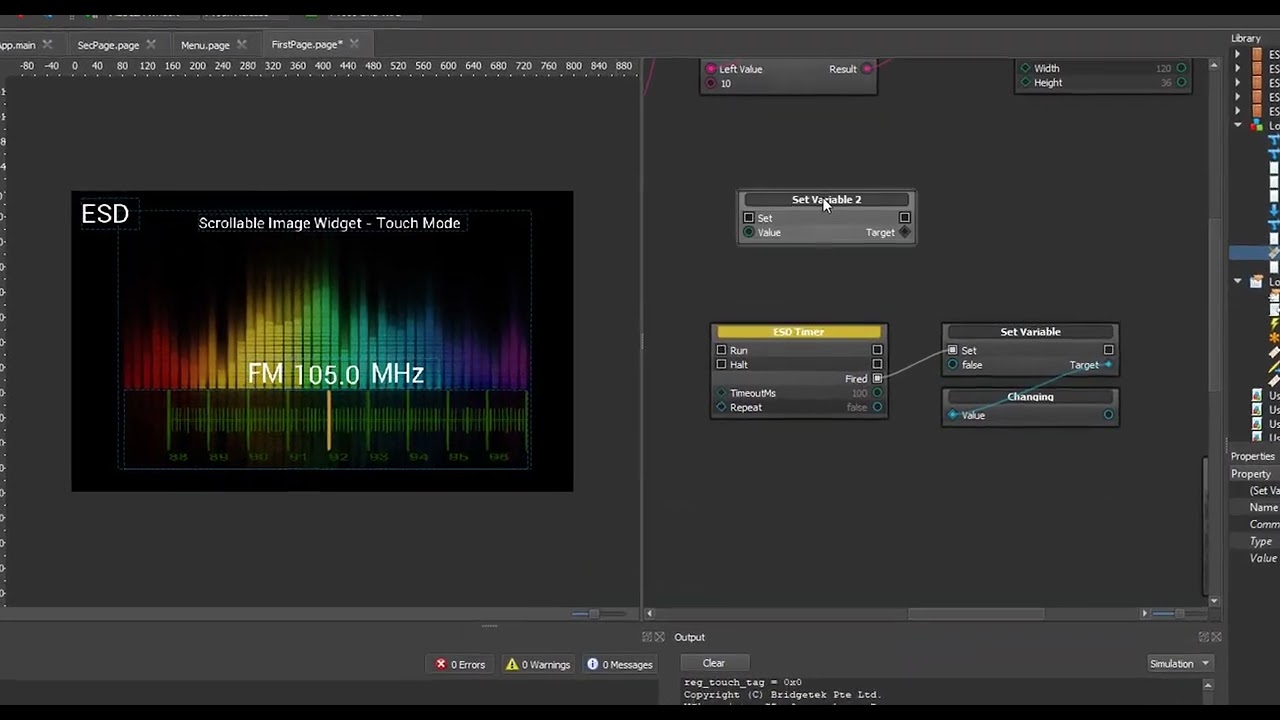 Bridgetek - Scrollable Image Widget part 2 - YouTube