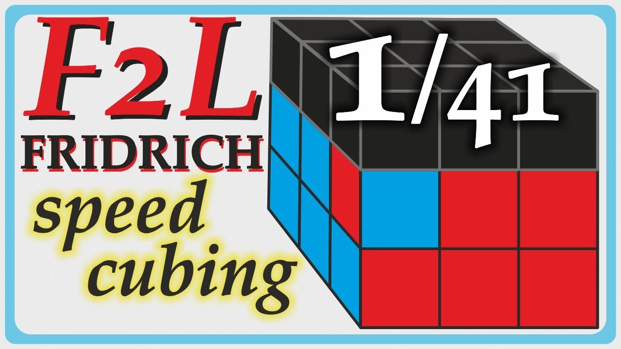 F2L 1/41 Variation 2 Fridrich Method | SpeedCubing Rubik's Cube ...