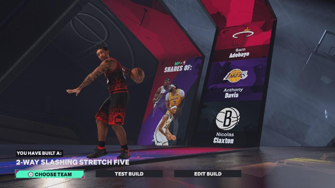 NBA 2K25 CENTER BUILD - 2-WAY SLASHING STRETCH FIVE (6'8) - YouTube