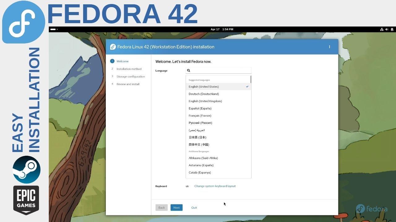 How to install FEDORA LINUX | Easy installation - YouTube