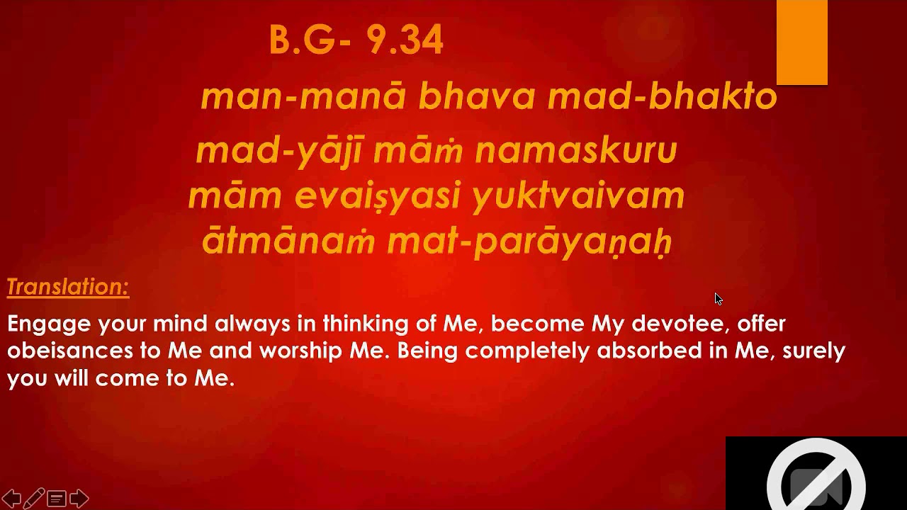 Govinda Class | Nine Process of Devotional Service - 05/15/2019 ...