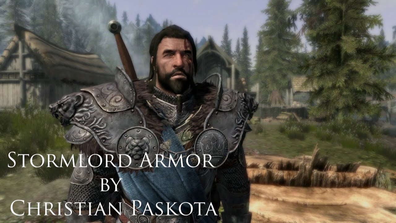 Another Skyrim Mod Review - Stormlord Armor by Christian Paskota - YouTube