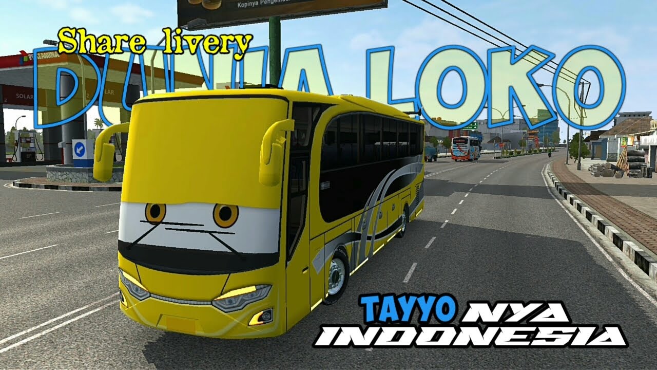 Livery dunia loko Bussid V.3.7.1🔥 || keren nih buat mabar - YouTube