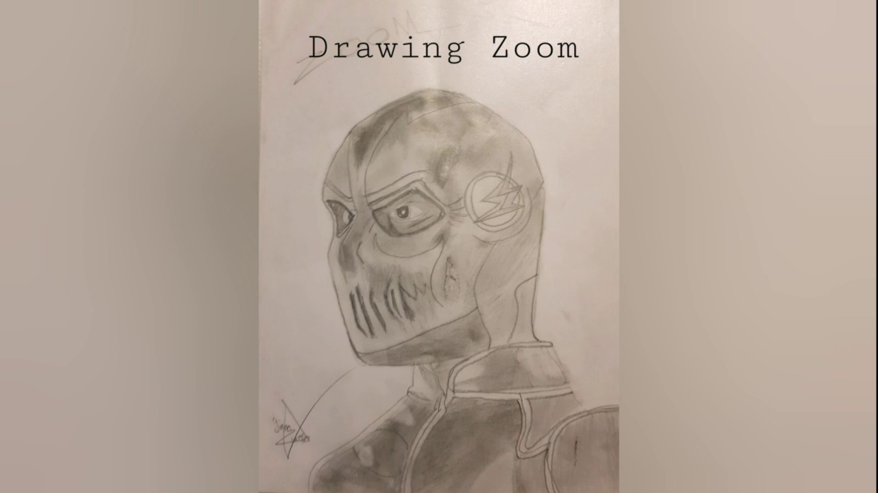 Drawing Zoom from The Flash!⚡👍 - YouTube
