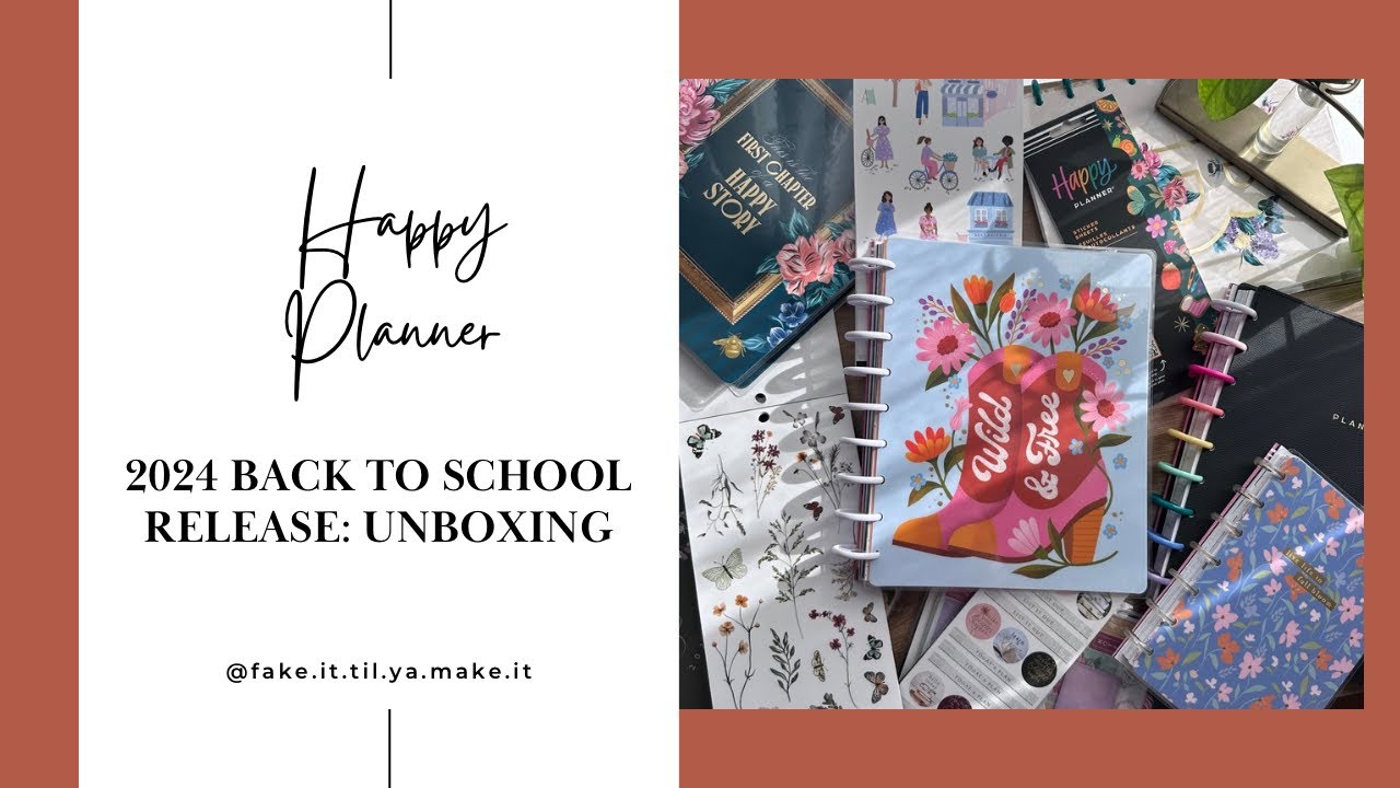 Happy Planner Back to School Release Unboxing | Planners | Teacher ...