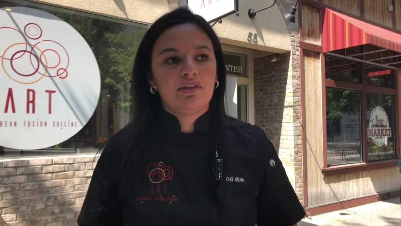 Restaurant faces pandemic, riot aftermath before even opening - YouTube