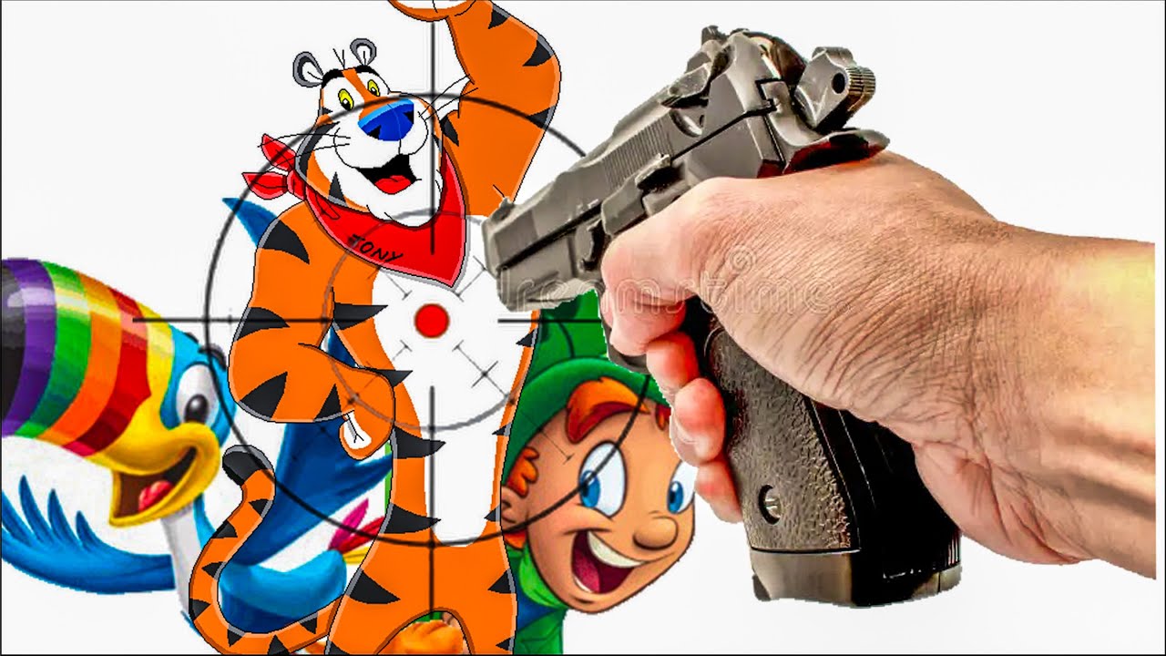 How Many Bullets Can Your Favorite Cereal Mascots Take... - YouTube