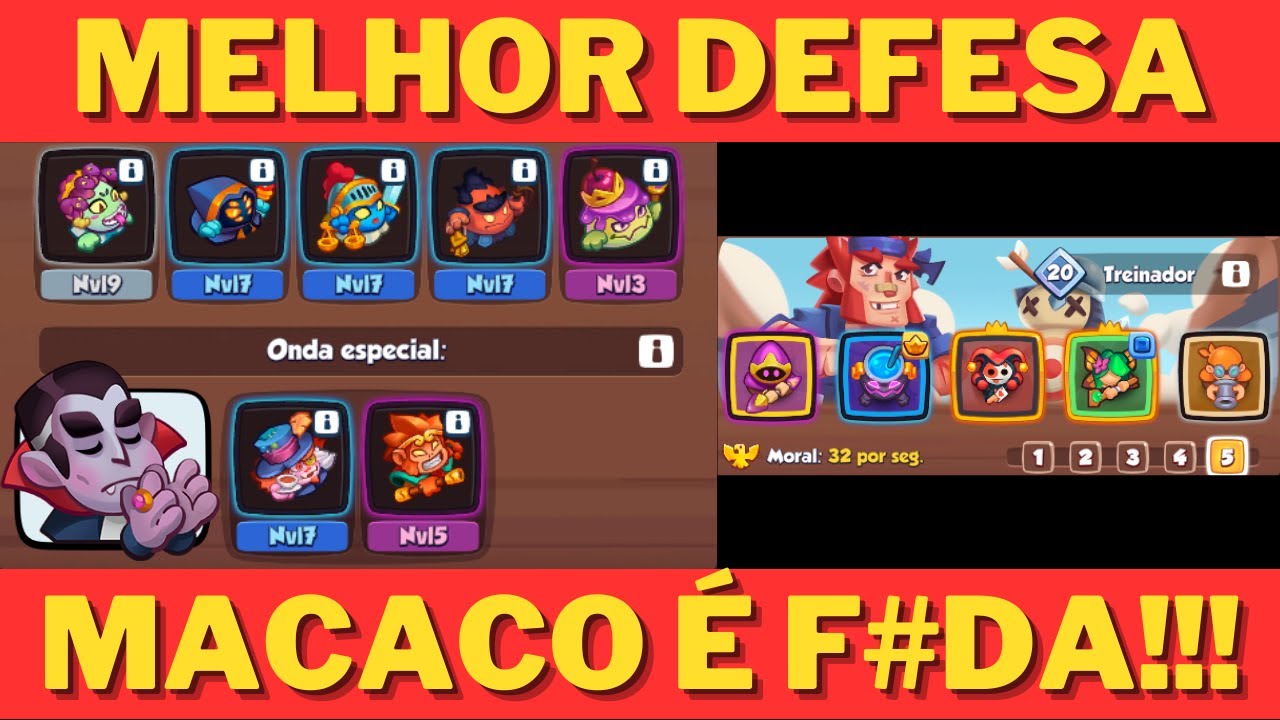 Rush Royale - A melhor defesa para a guerra!!! l Gameplay português PT ...