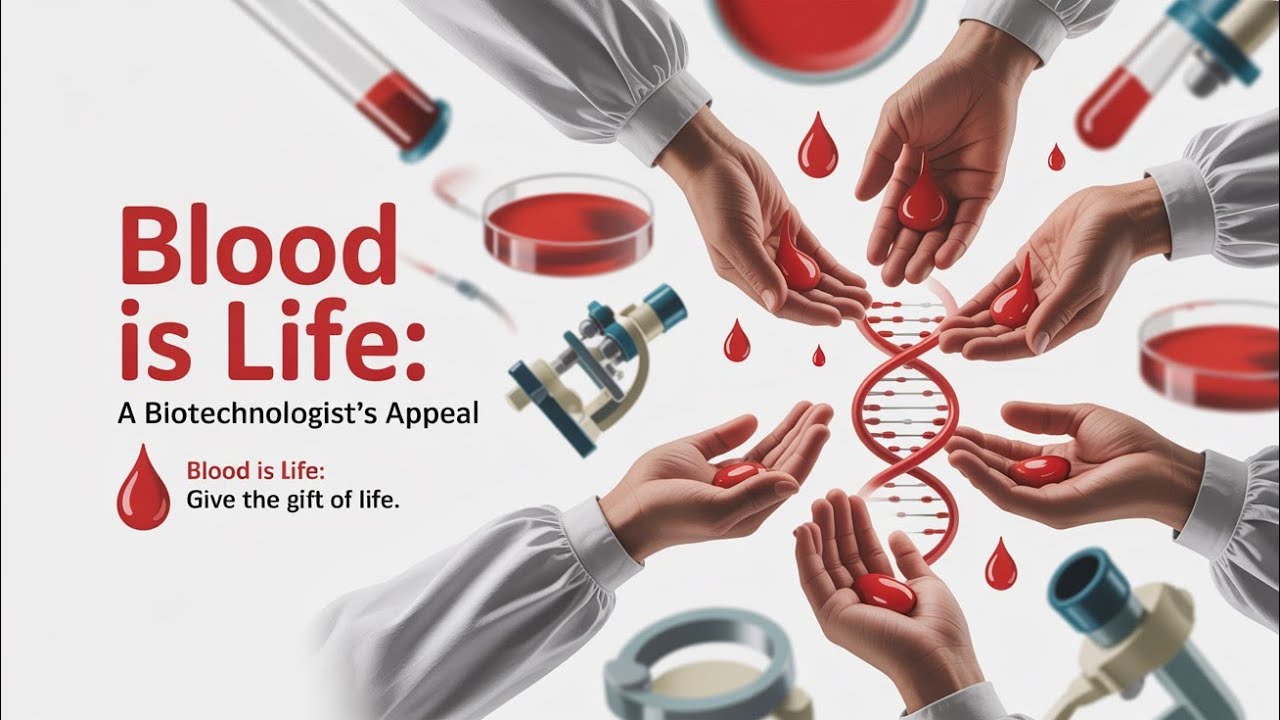 "Blood Is Life: A Biotechnologist's Appeal" - YouTube