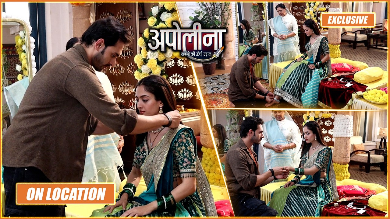 Apollena Serial On Location : श्लोक ने किया अप्पू का श्रृंगार, पूरी की ...